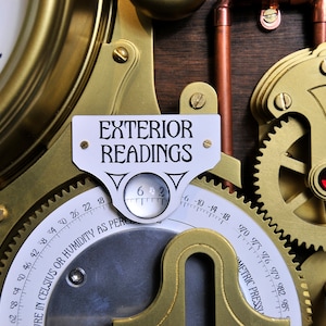 The Barometric Prognosticator 3 Working Steampunk Weather Machine - Etsy