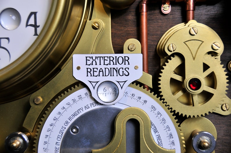 The Barometric Prognosticator 3 Working Steampunk Weather - Etsy UK