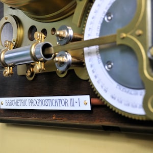 The Barometric Prognosticator 3 Working Steampunk Weather Machine - Etsy