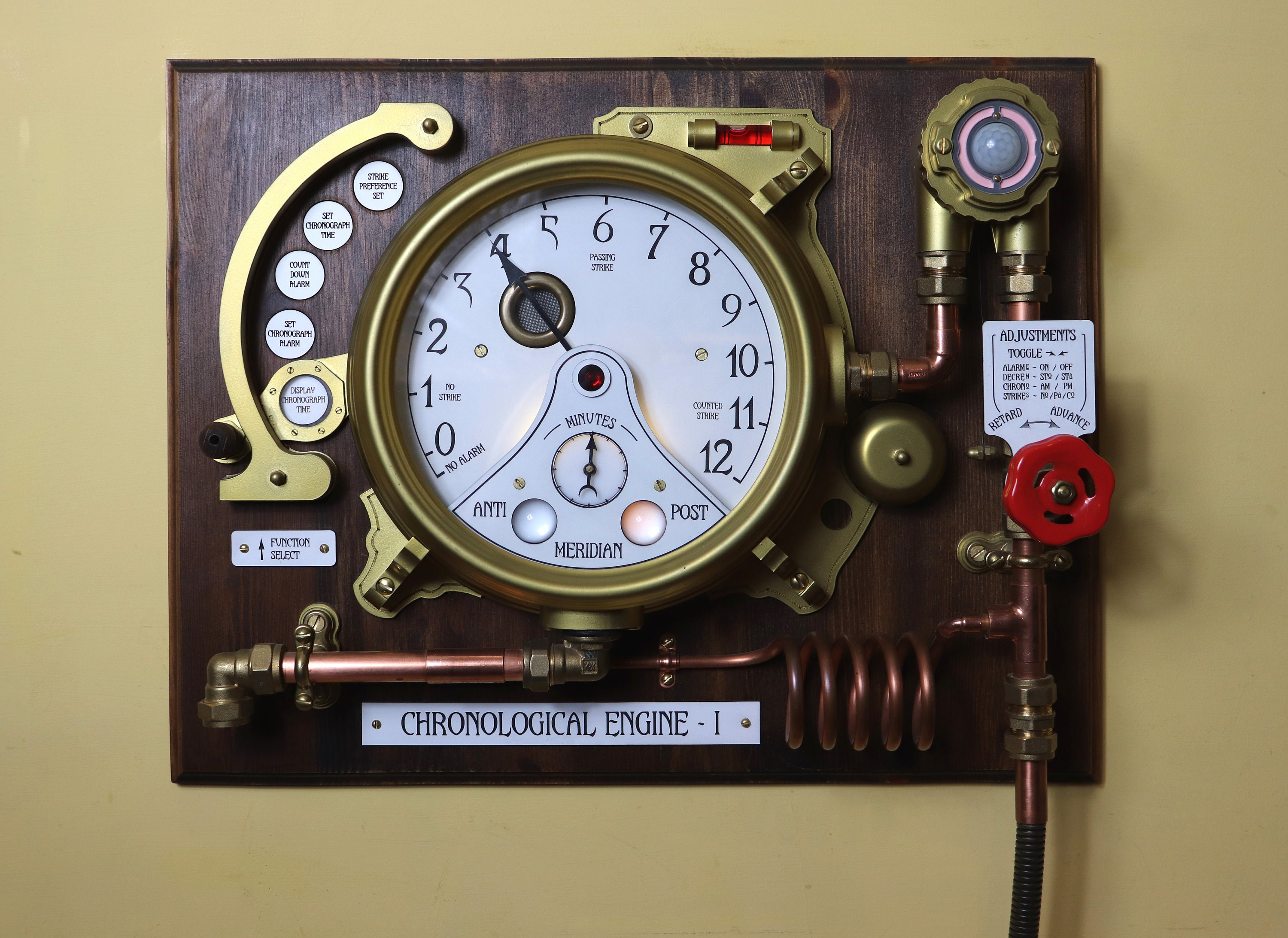 The Chronological Engine Working Steampunk Clock | Etsy UK
