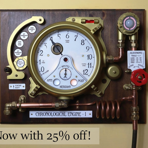 Steampunk Clock - Etsy