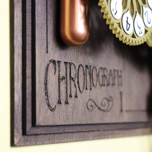 Chronograph Steampunk Clock - Etsy