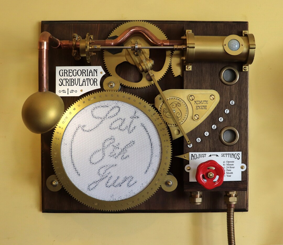 Gregorian Scribulator Date Writing Machine - Etsy UK