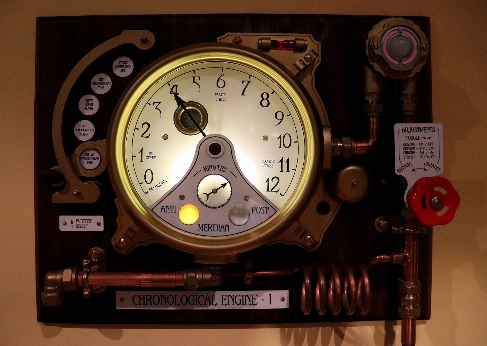 The Chronological Engine Working Steampunk Clock - Etsy