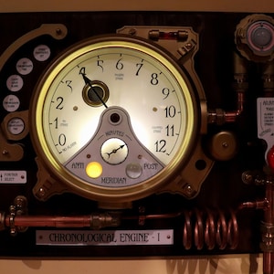 The Chronological Engine Working Steampunk Clock - Etsy