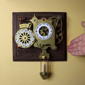 Chronograph Steampunk Clock - Etsy