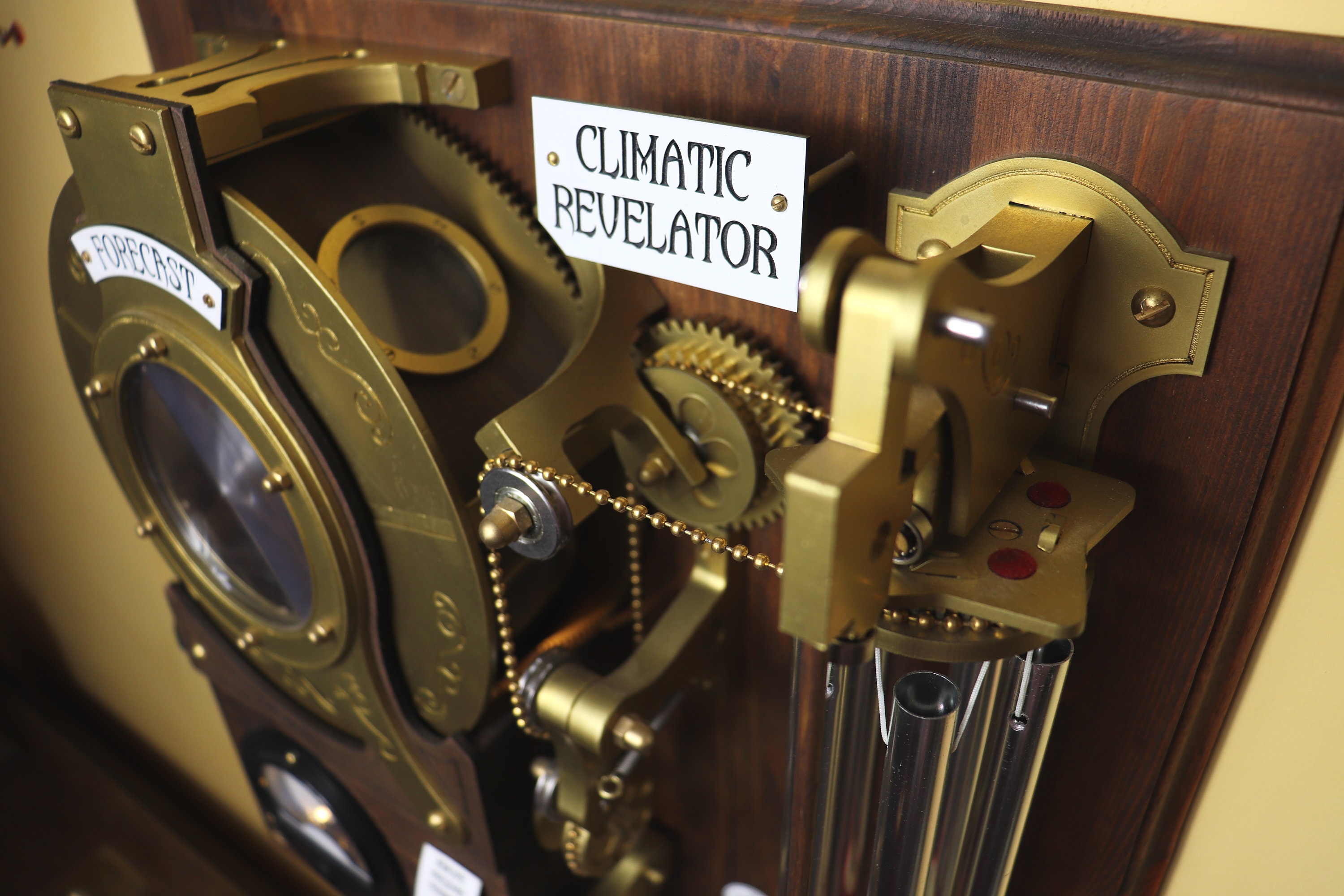 The Climatic Revelator Working Steampunk Weather Forecast Machine - Etsy UK