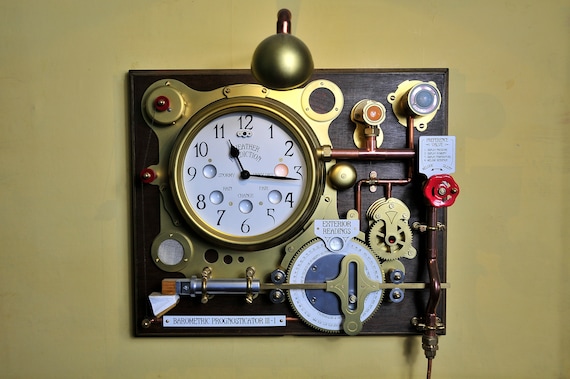 The Barometric Prognosticator 3 Working Steampunk Weather - Etsy