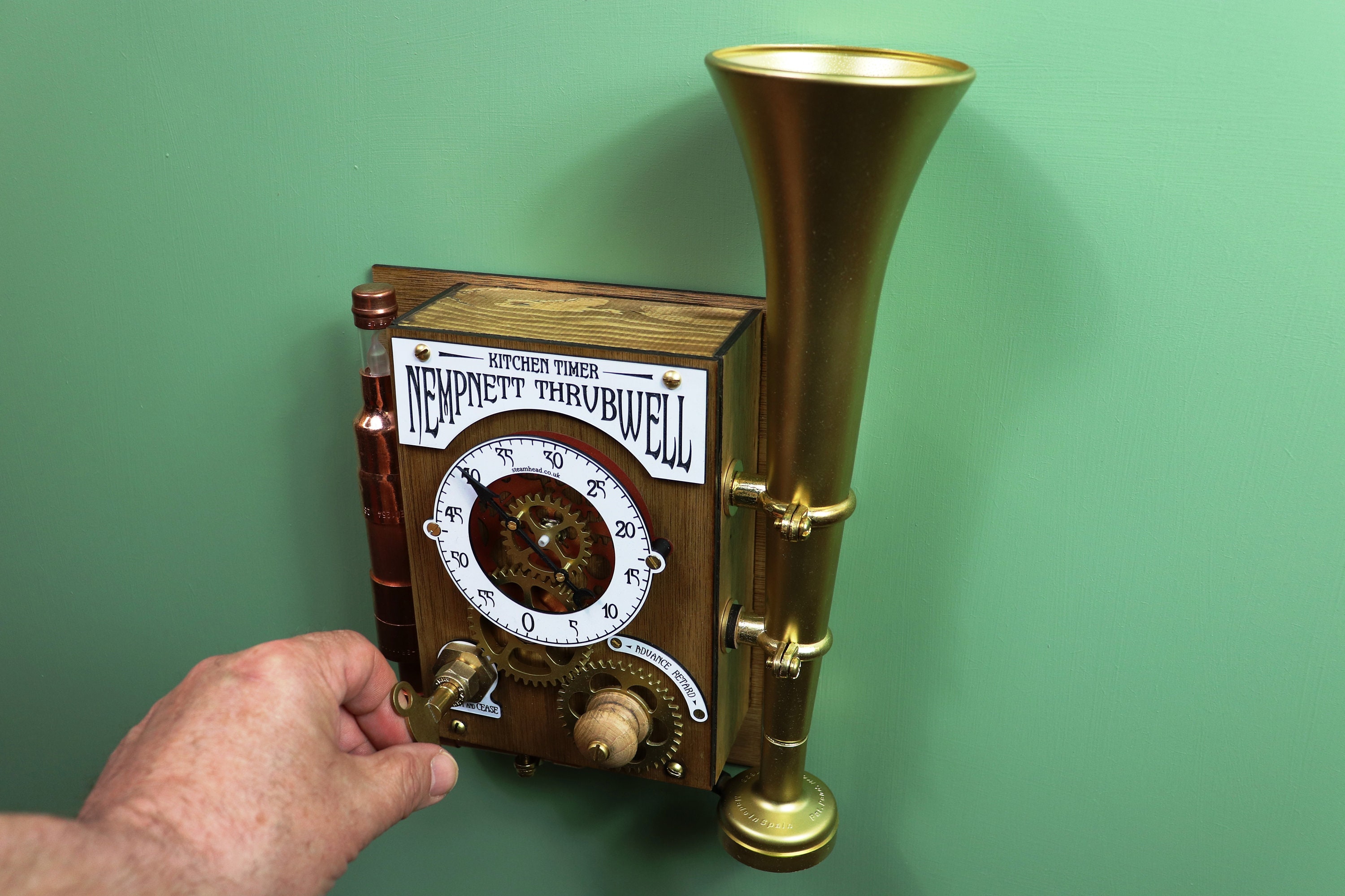 The Nempnett Thrubwell Steampunk Kitchen Timer Kit | Etsy Canada