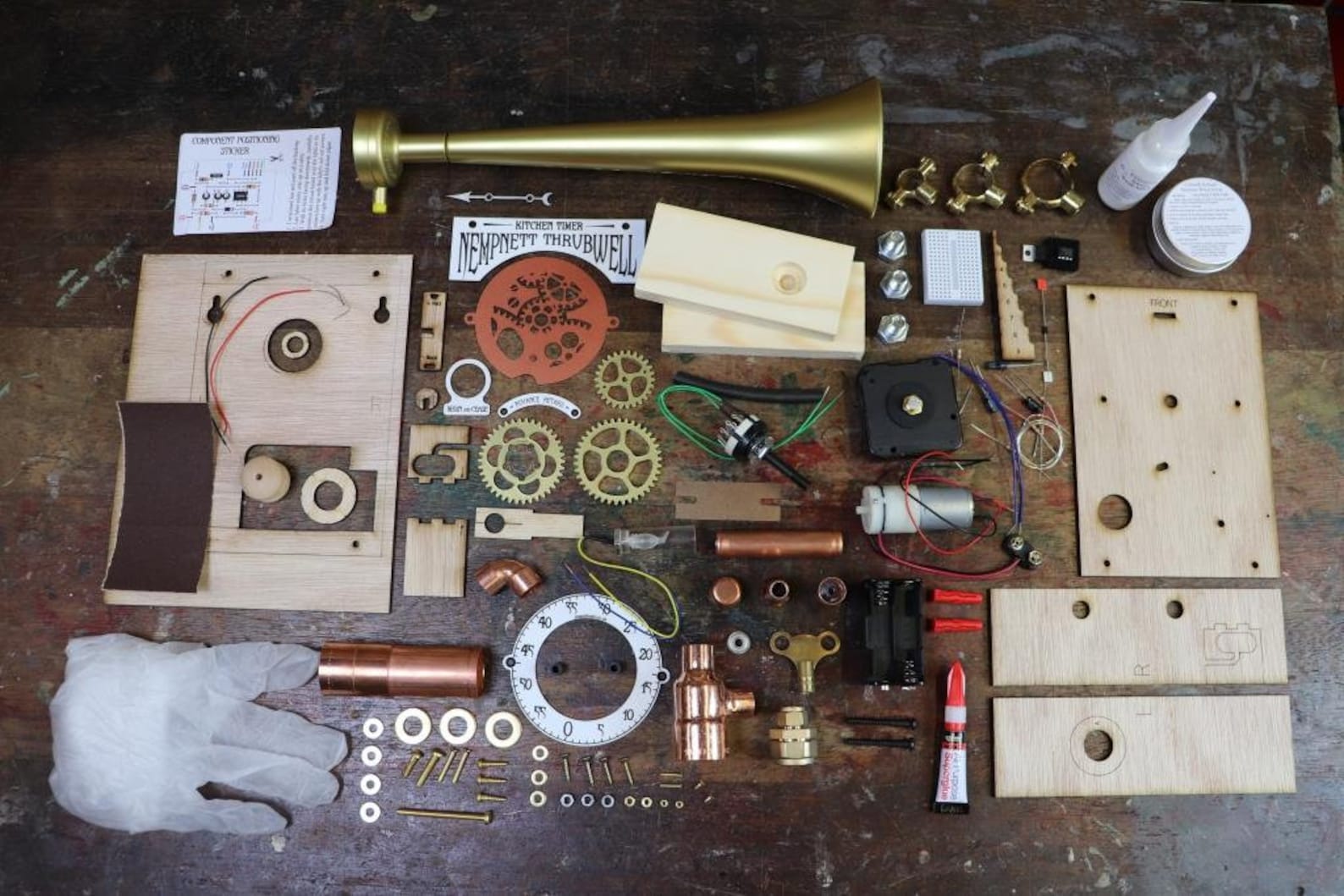 The Nempnett Thrubwell Steampunk Kitchen Timer Kit - Etsy