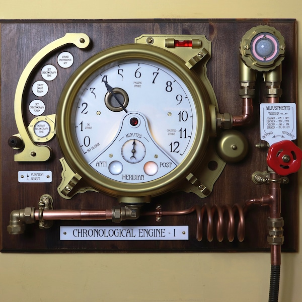 Steampunk Clock - Etsy