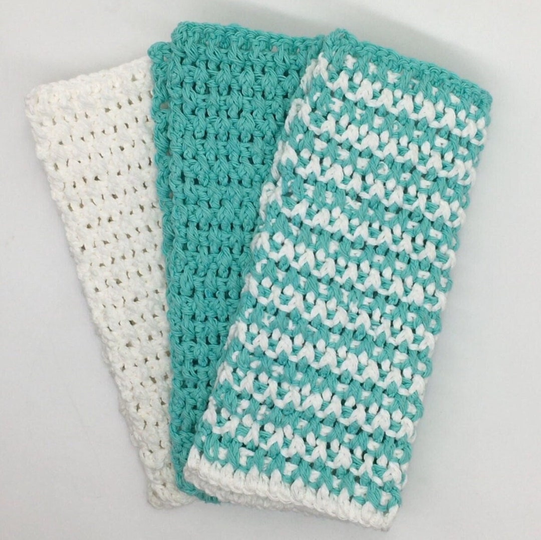 Crochet Textured Rag Pattern - the Craft Nut - Etsy