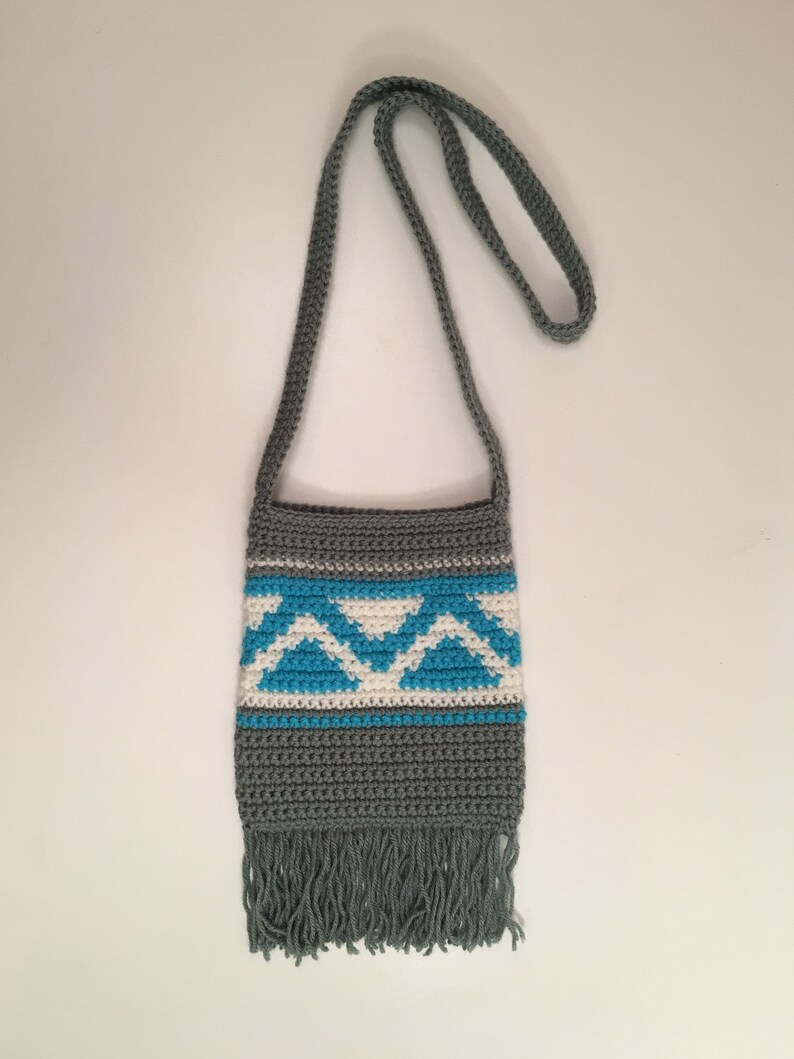 Crochet Aztec Boho Bag Pattern | Etsy