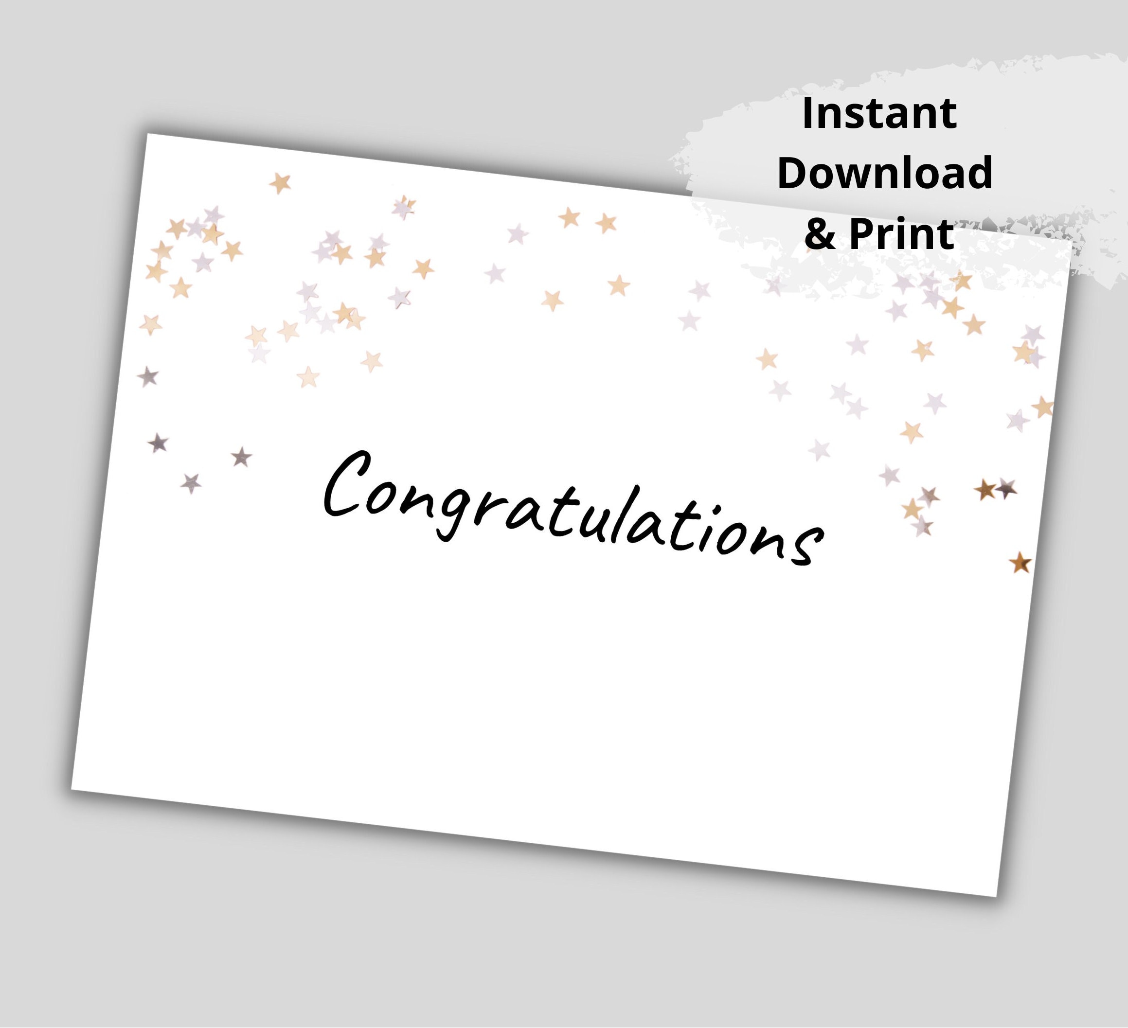 Printable Congratulations Card. Graduation Card. Card Template. Card to ...