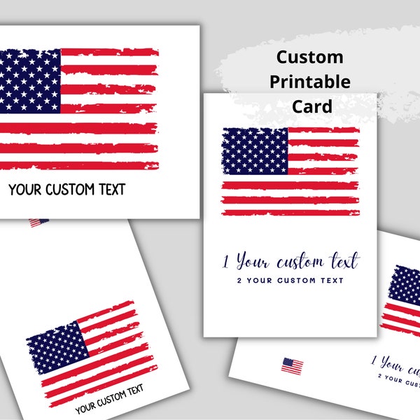 Patriotic Card - Etsy