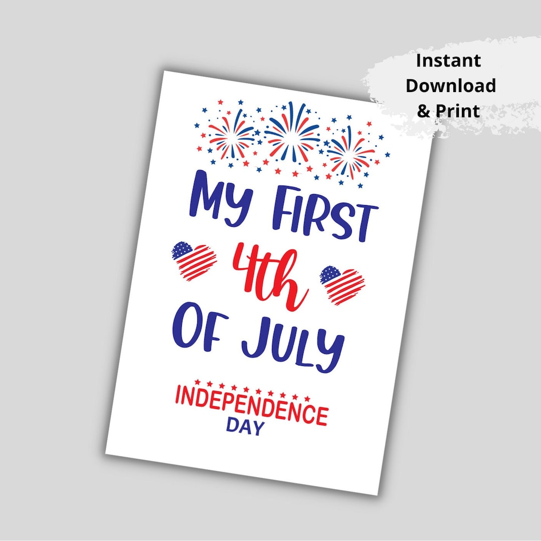 Printable 4th of July Cards. Independence Day Greeting Cards. Happy ...