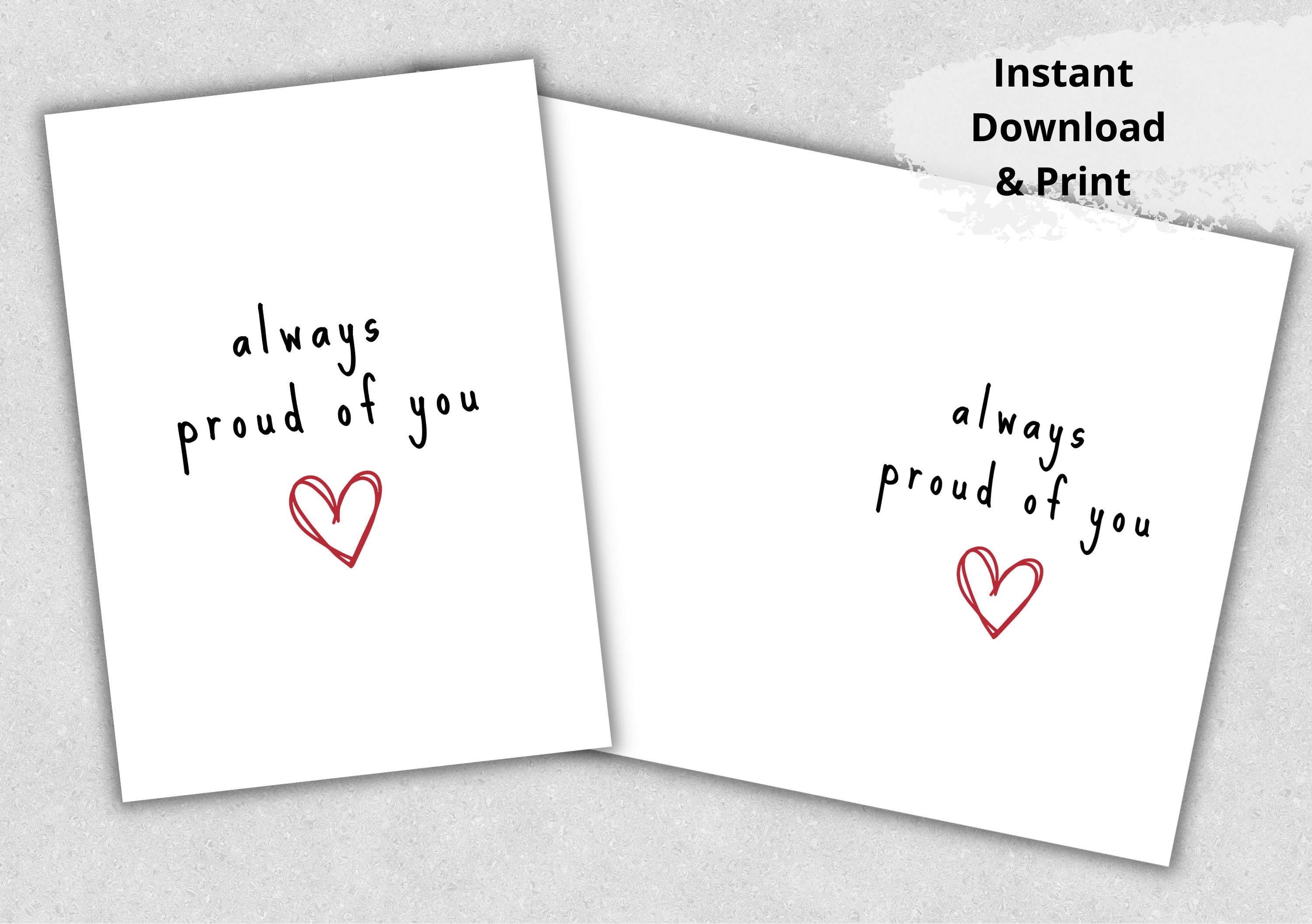Printable Always Proud of You Card Motivational Card - Etsy