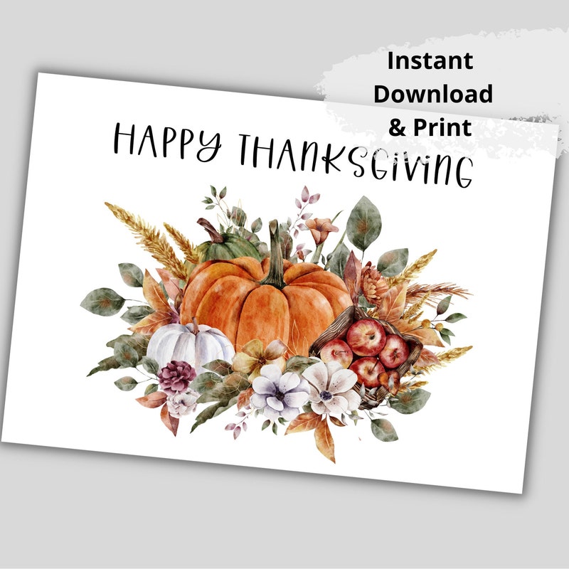 Thanksgiving Cards - Etsy