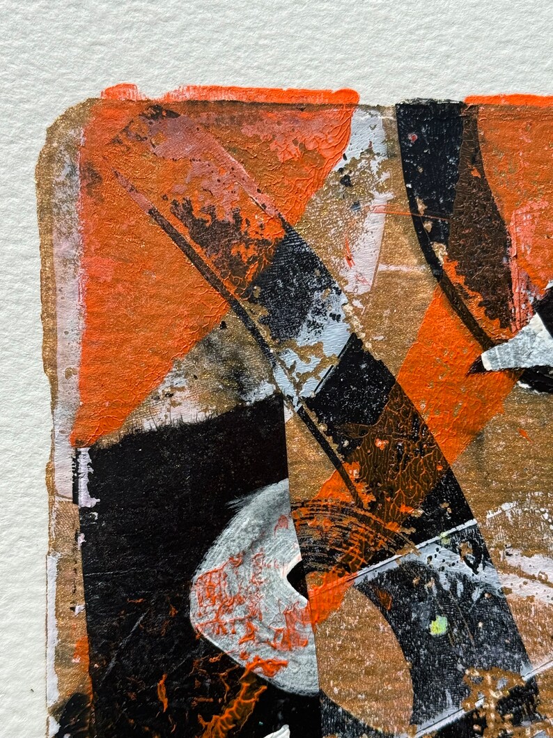 Monoprint Collage - Etsy