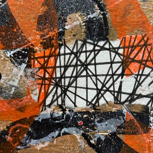 Monoprint Collage Etsy