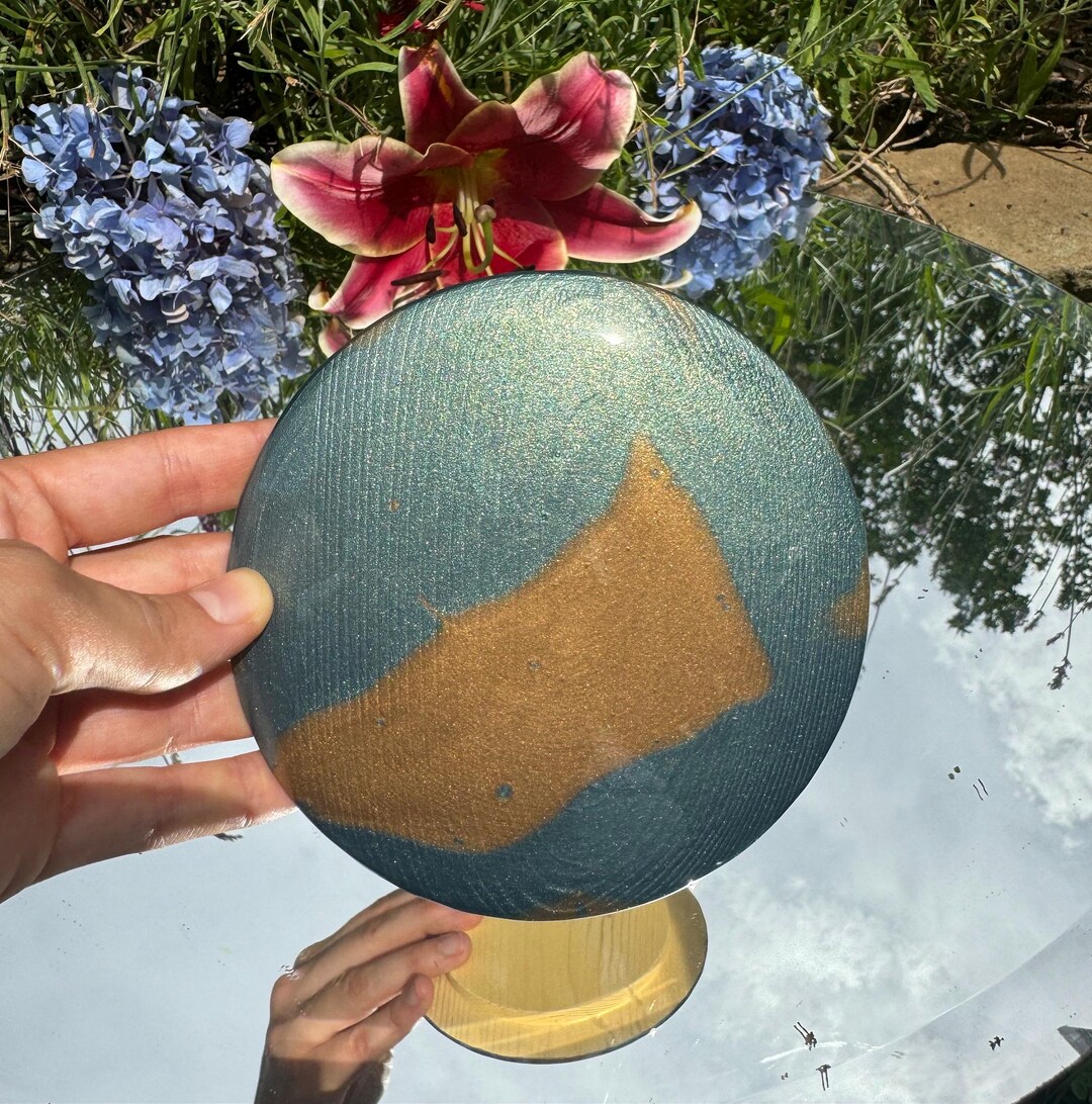 Round Wood Trinket Box With Lid - Etsy