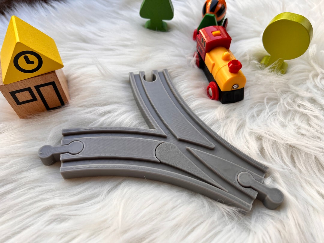 Movable / Adjustable Switch for Brio / IKEA Lillabo Wooden Railway ...