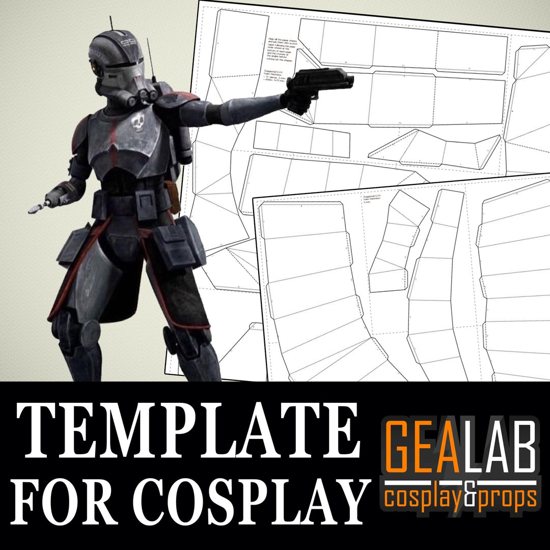 Echo Armor (season 1) Pepakura - PDF & PDO Templates for Foam Cosplay ...