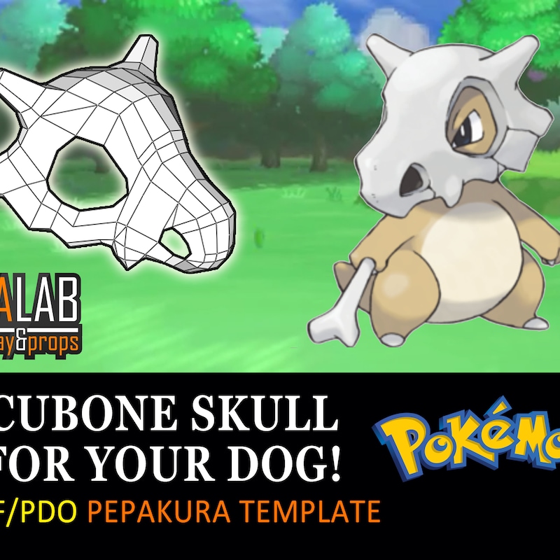 Cubone Skull - Etsy