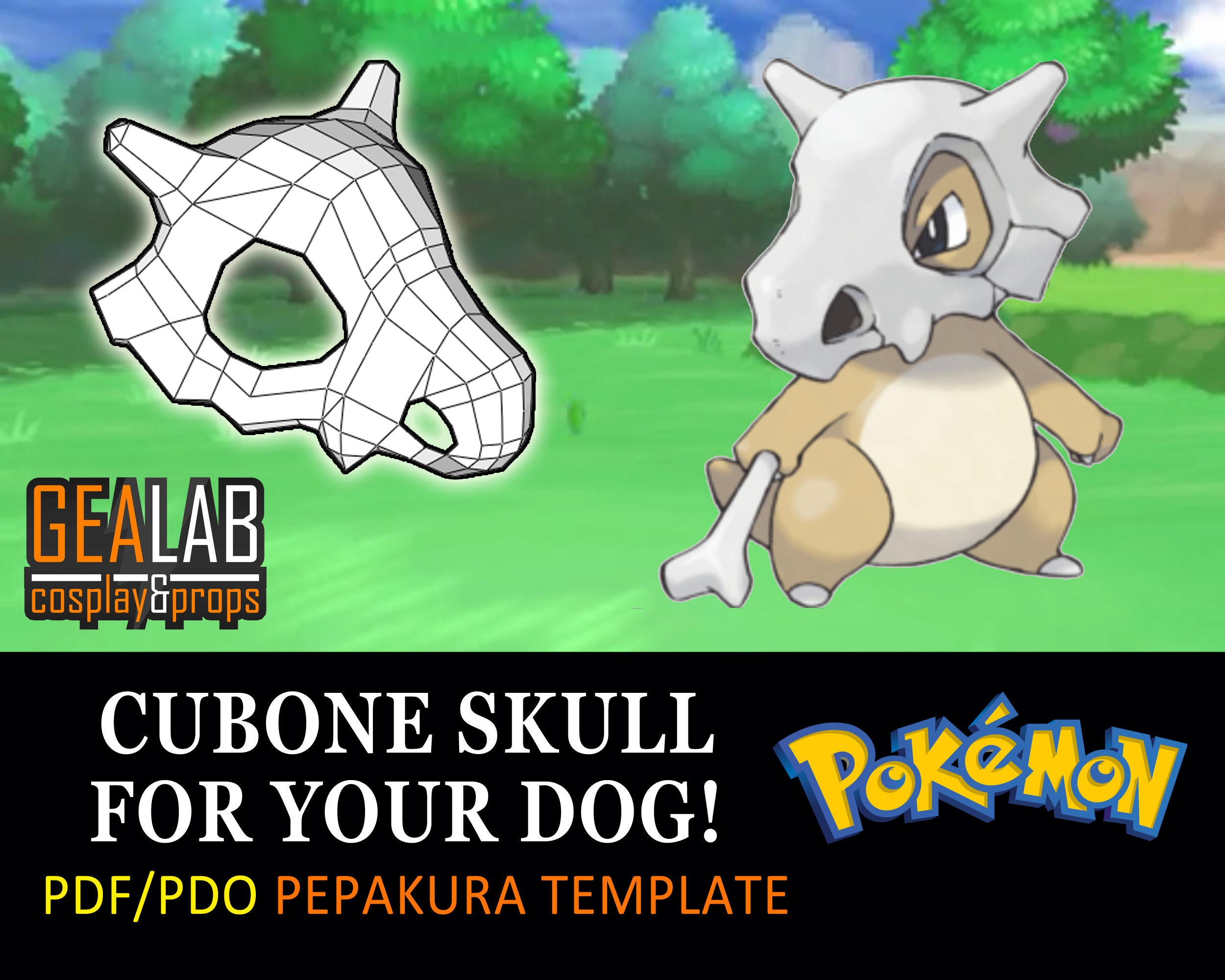 Pokemon Cubone Without Skull