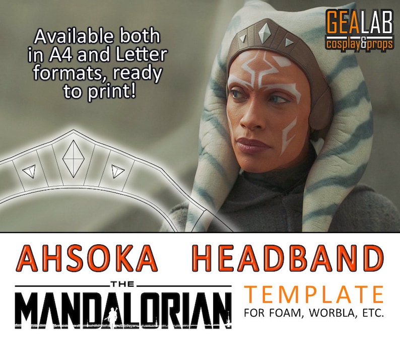 Ahsoka Tano Bundle PDF Pattern and Pepakura for Foam Cosplay - Etsy