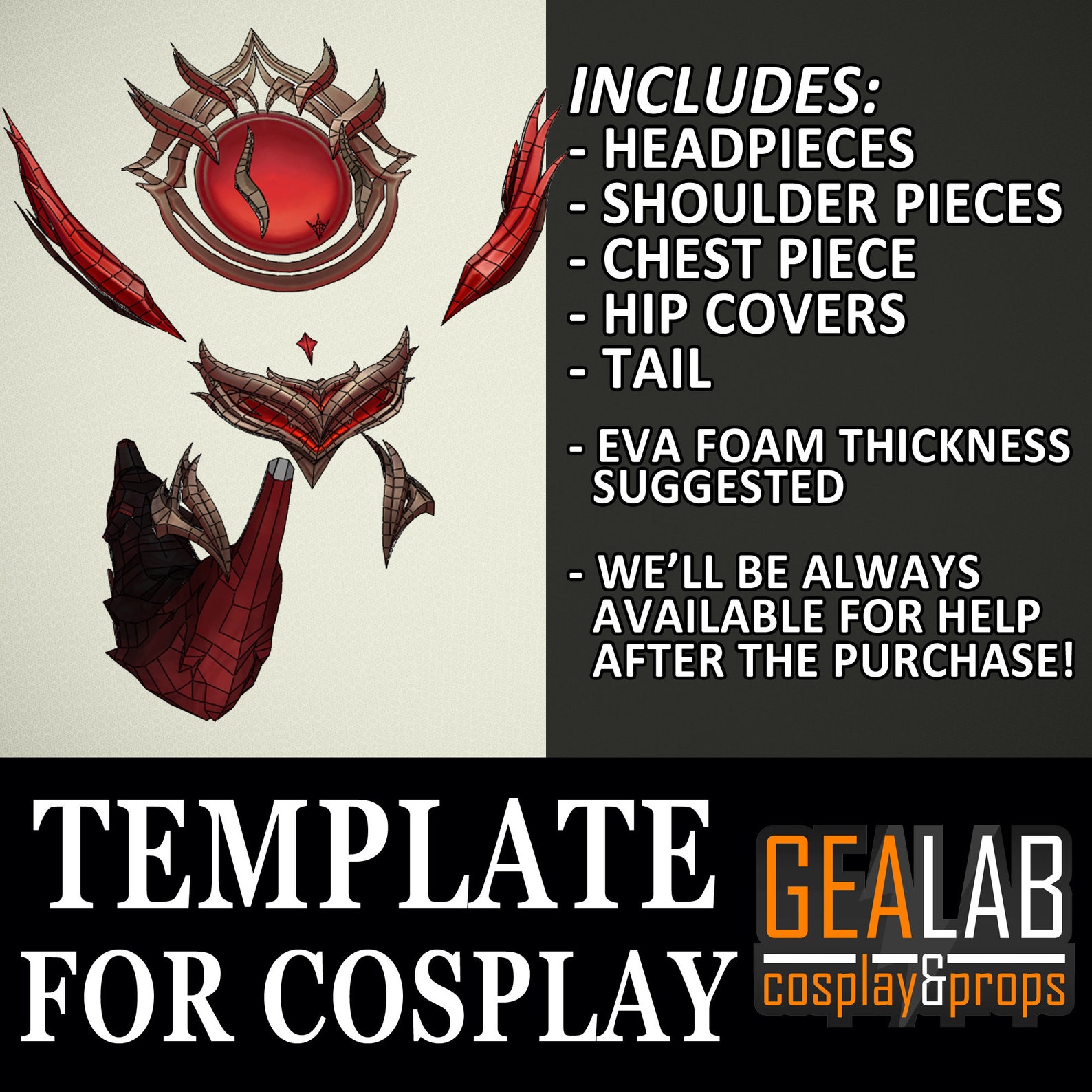 Immortalized Legend Ahri (form 3) Pepakura - PDF and PDO Templates for ...