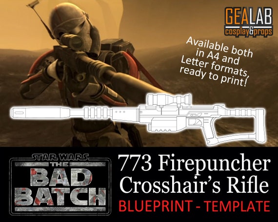 Crosshair's Rifle 773 Firepunch Rifle Blueprint for | Etsy