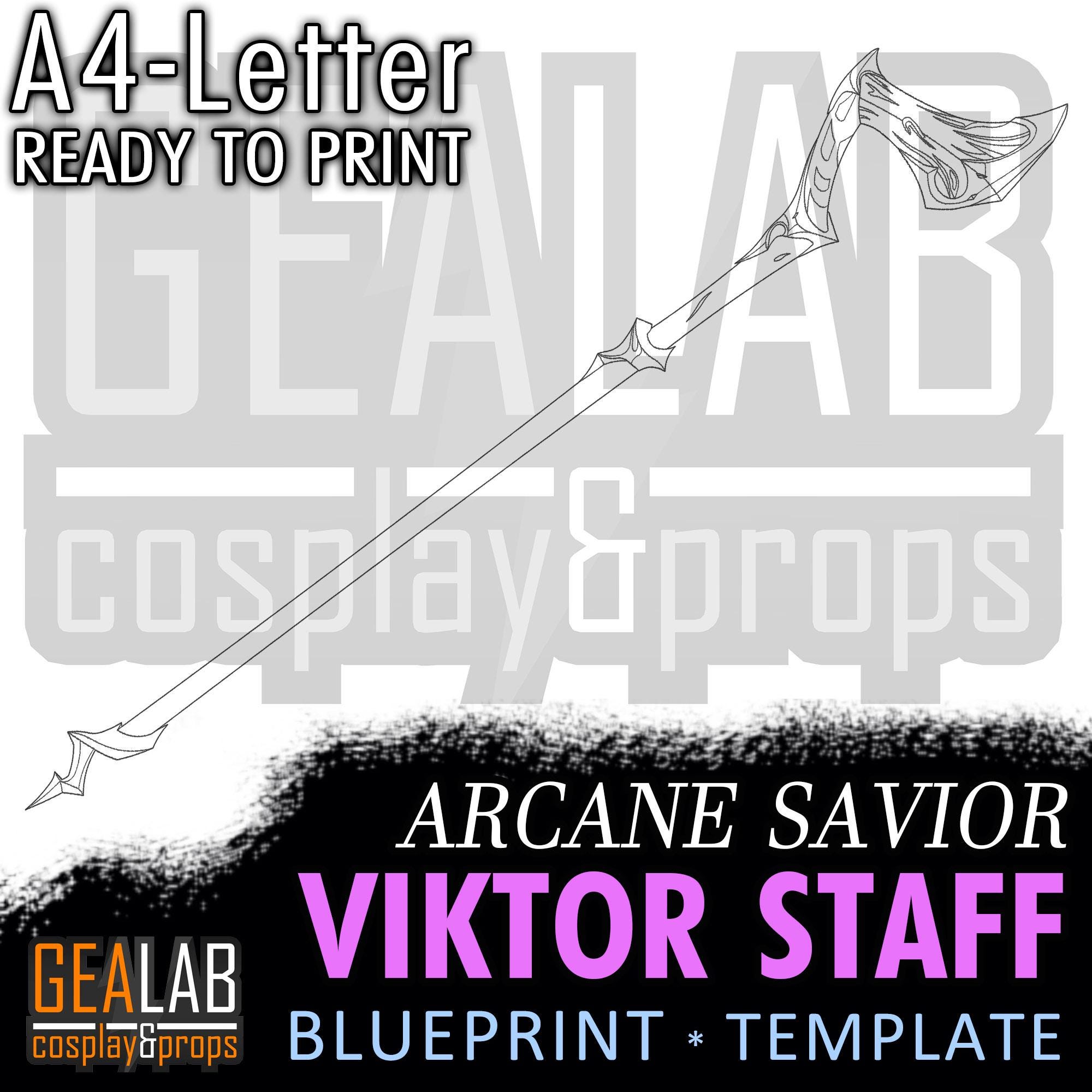 NEW Savior Viktor Staff - Arcane Season 2 - Blueprint Template for ...