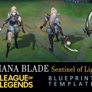 Sentinel Diana Blade - Sentinels of Light Sword - Blueprint Template ...
