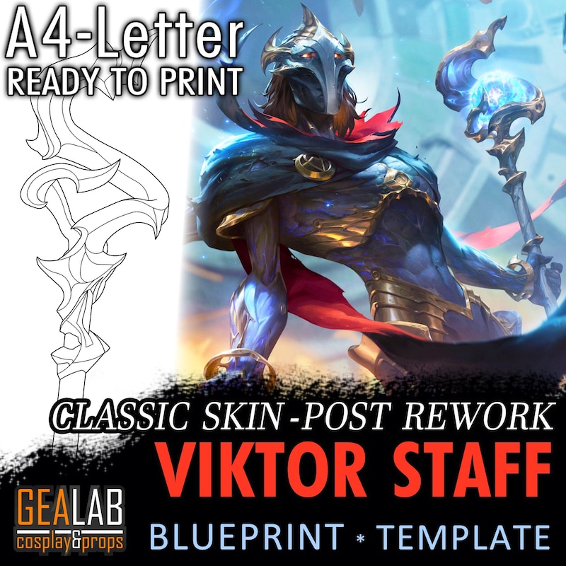 Viktor Arcane Cosplay Staff - Etsy