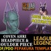 Coven Ahri Headpiece & Shoulder Piece Pepakura PDF and PDO - Etsy