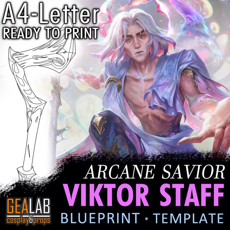 Viktor Arcane Cosplay Staff - Etsy