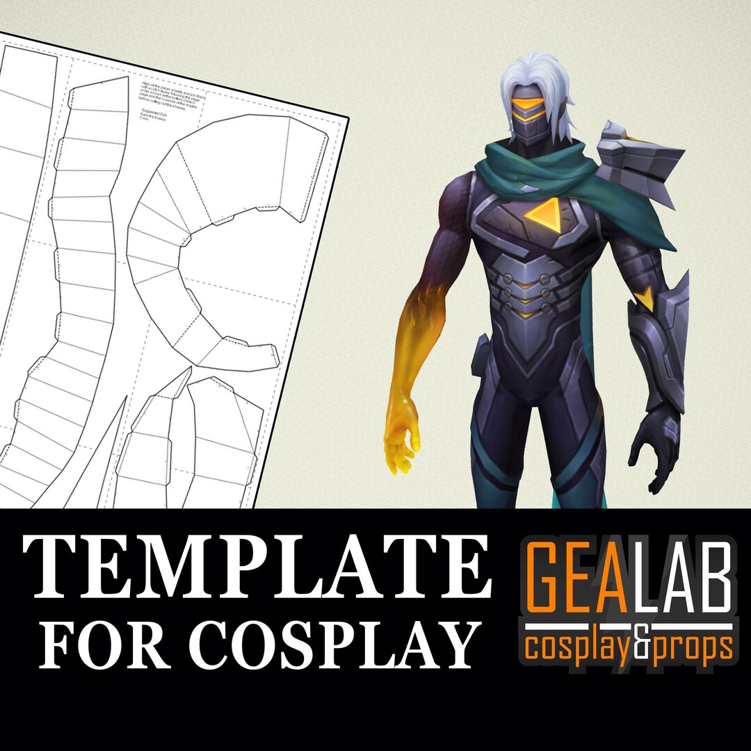 Project Varus Pepakura - PDF/PDO Foam Templates for Cosplay (league of ...