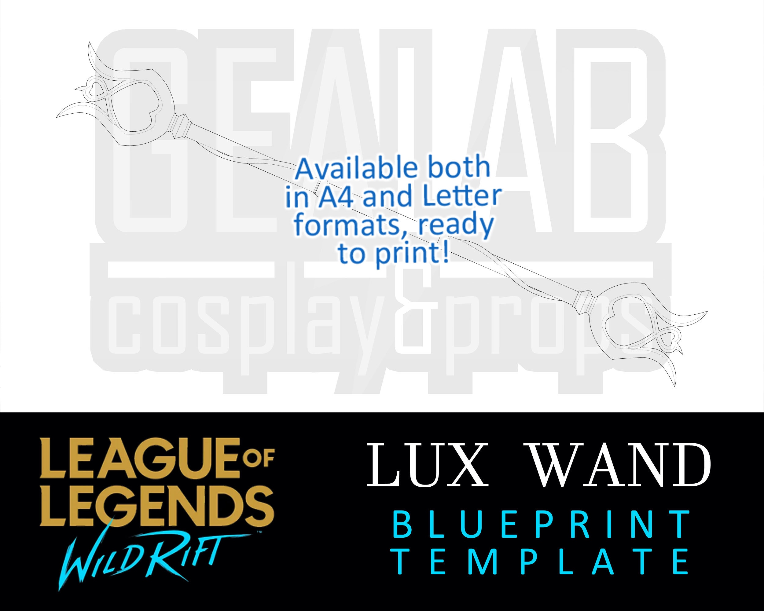 League Of Legends Logo Template