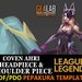 Coven Ahri Headpiece & Shoulder Piece Pepakura PDF and PDO - Etsy