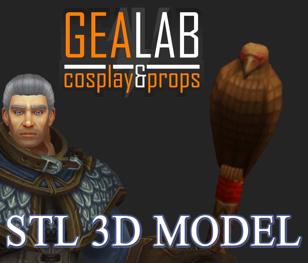 Atiesh Raven - 3D Model for Khadgar and Medivh Cosplay (world of Warcraft) - Etsy