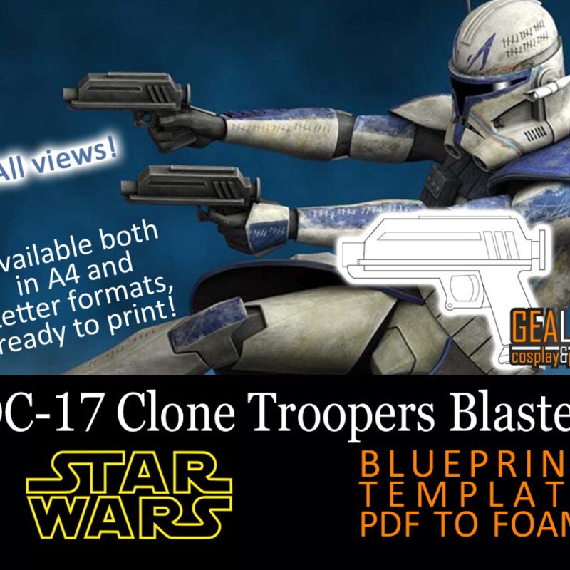 Clone Trooper Blaster - Etsy