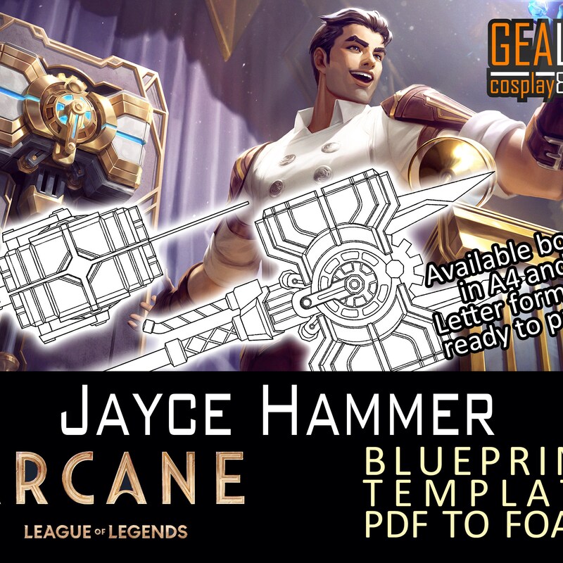 Jayce Arcane Stl - Etsy