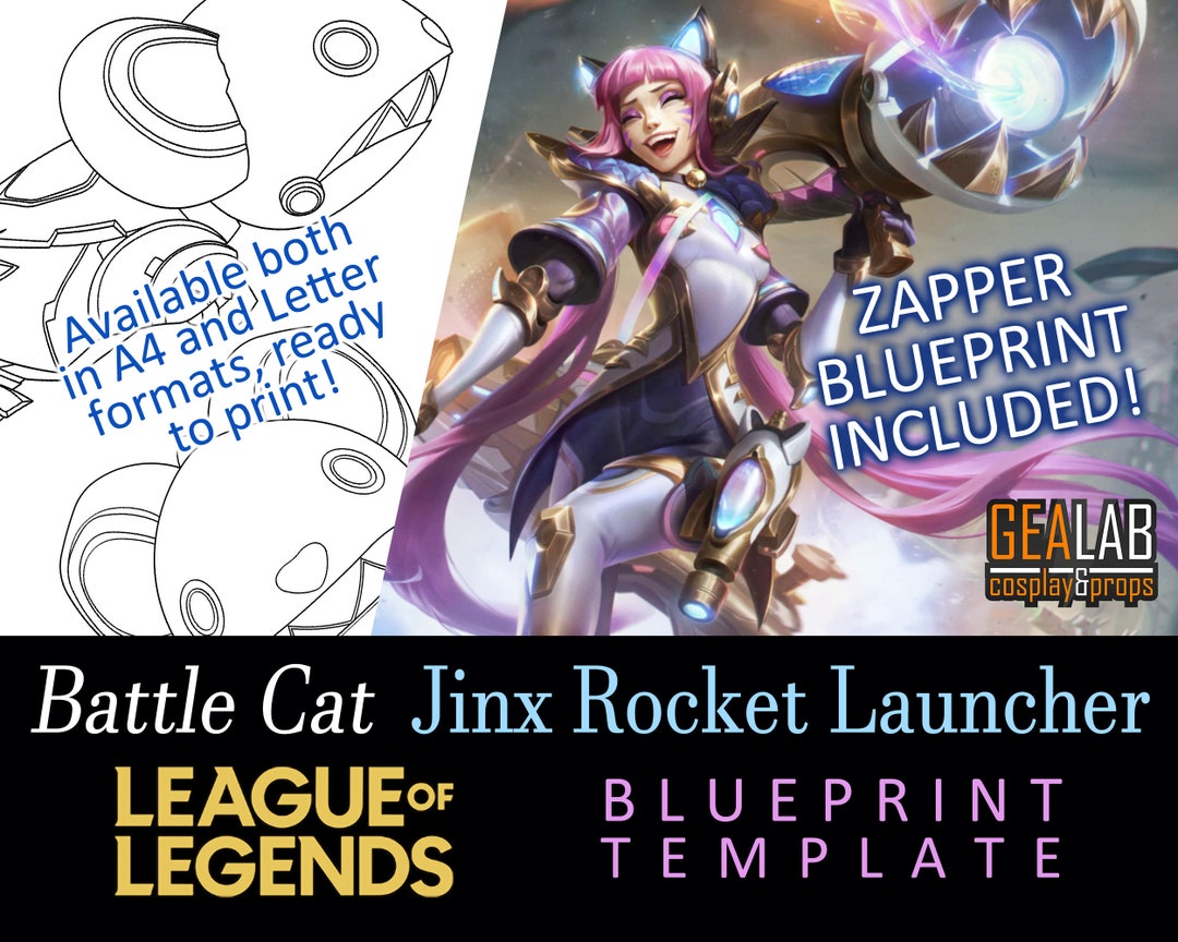 Battle Cat Jinx Rocket Launcher - Zapper Included - Anima Squad ...