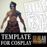 Star Guardian Senna Hand Cannon - Blueprint Template Weapon for Cosplay ...