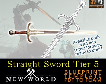 Sword Blueprint - Etsy
