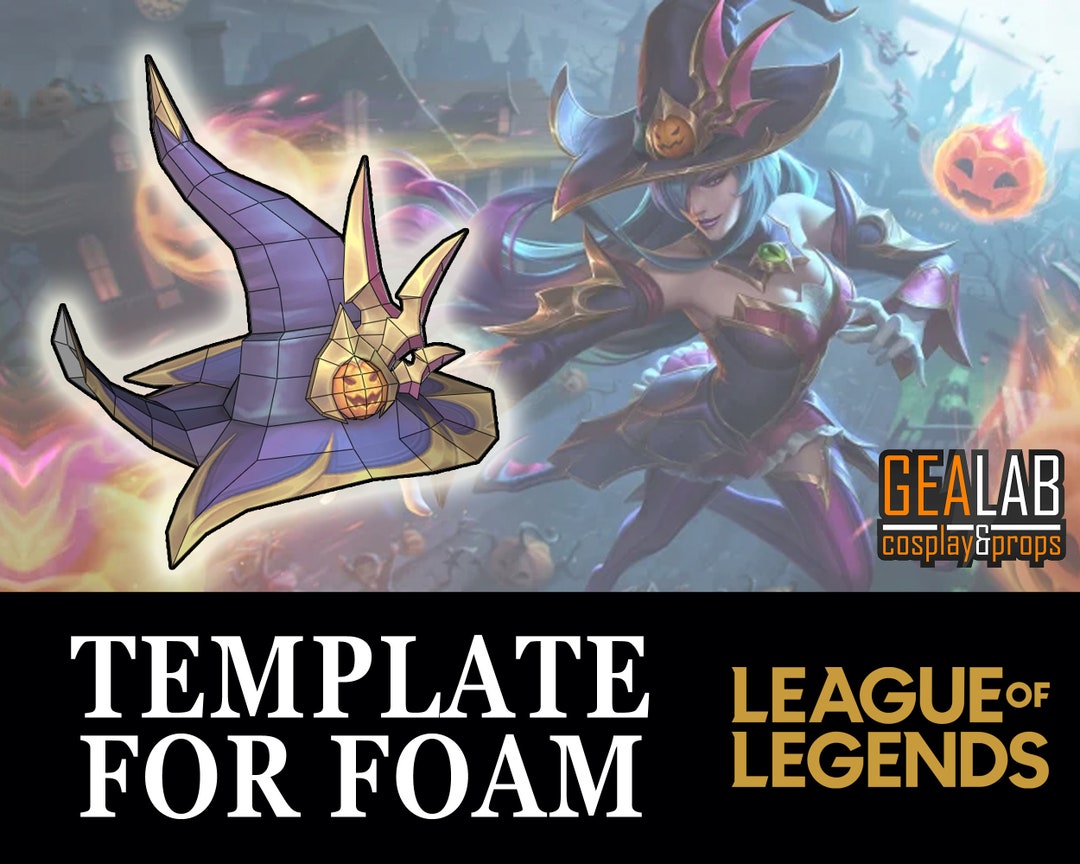 Bewitching Syndra Hat - PDF & PDO Templates for Cosplay (lol, League of ...