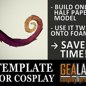 Bewitching Neeko Pepakura - Hat, Tail, Neck Piece, Belt Accessories ...