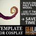 Bewitching Neeko Pepakura - Hat, Tail, Neck Piece, Belt Accessories ...