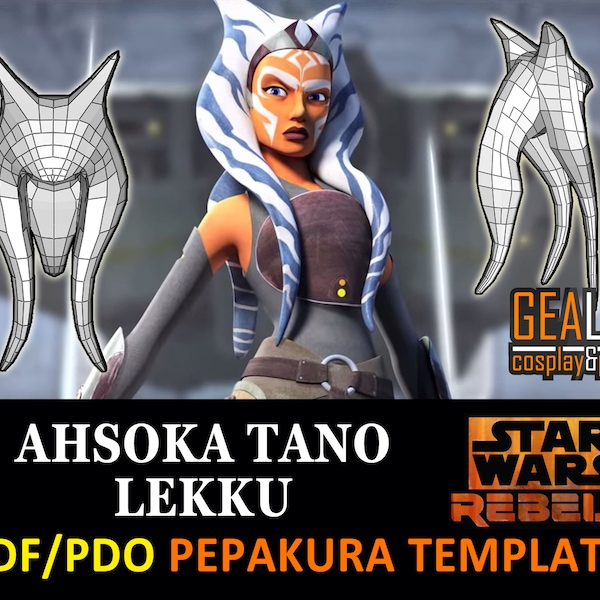Ahsoka Lekku Pattern - Etsy